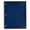 Pen+Gear College Ruled 1-Subject Poly Notebook, Blue Sapphire, 9" x 11 ...