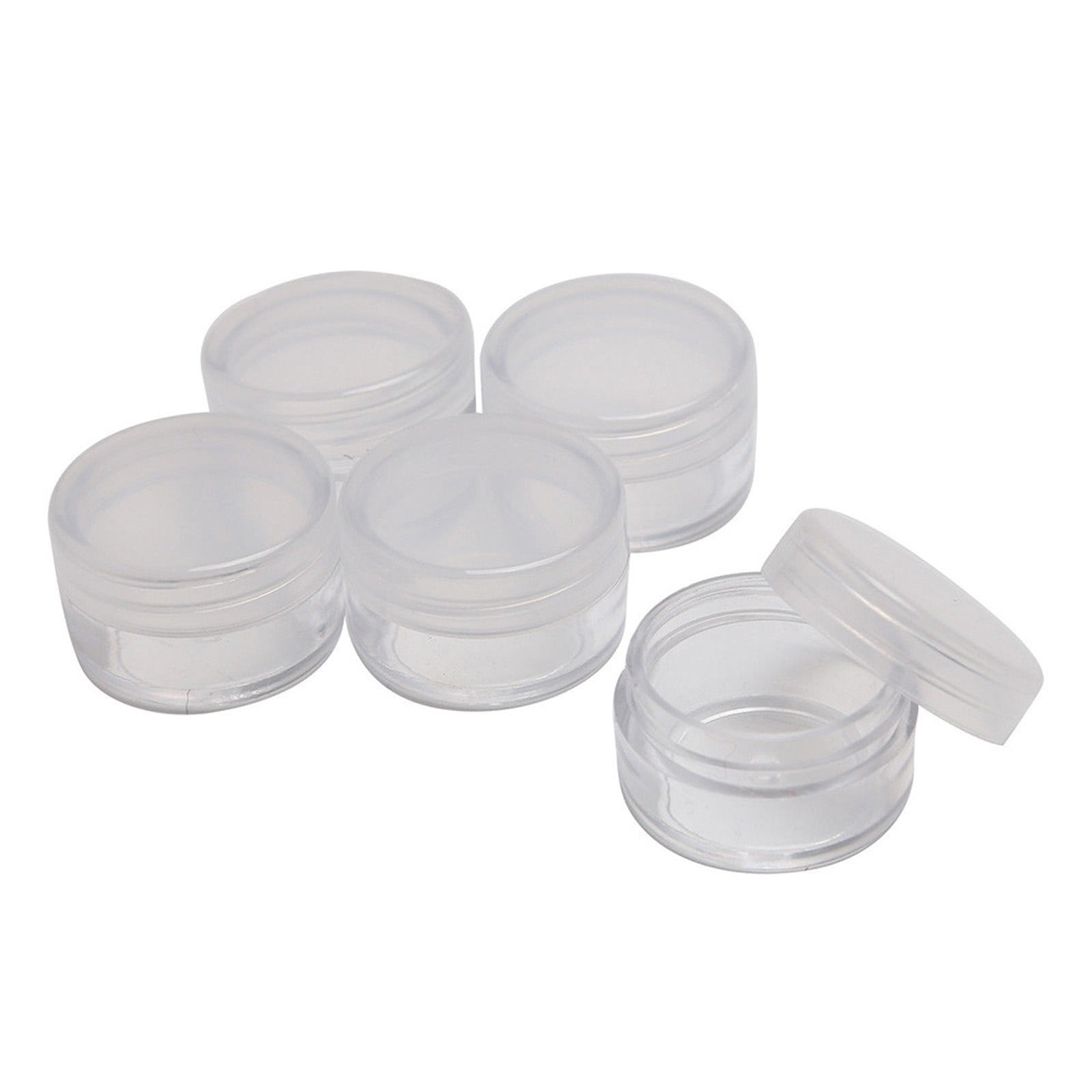 Dengmore 5g/5ml Round Sample Container, Pack of 100 Small Containers ...