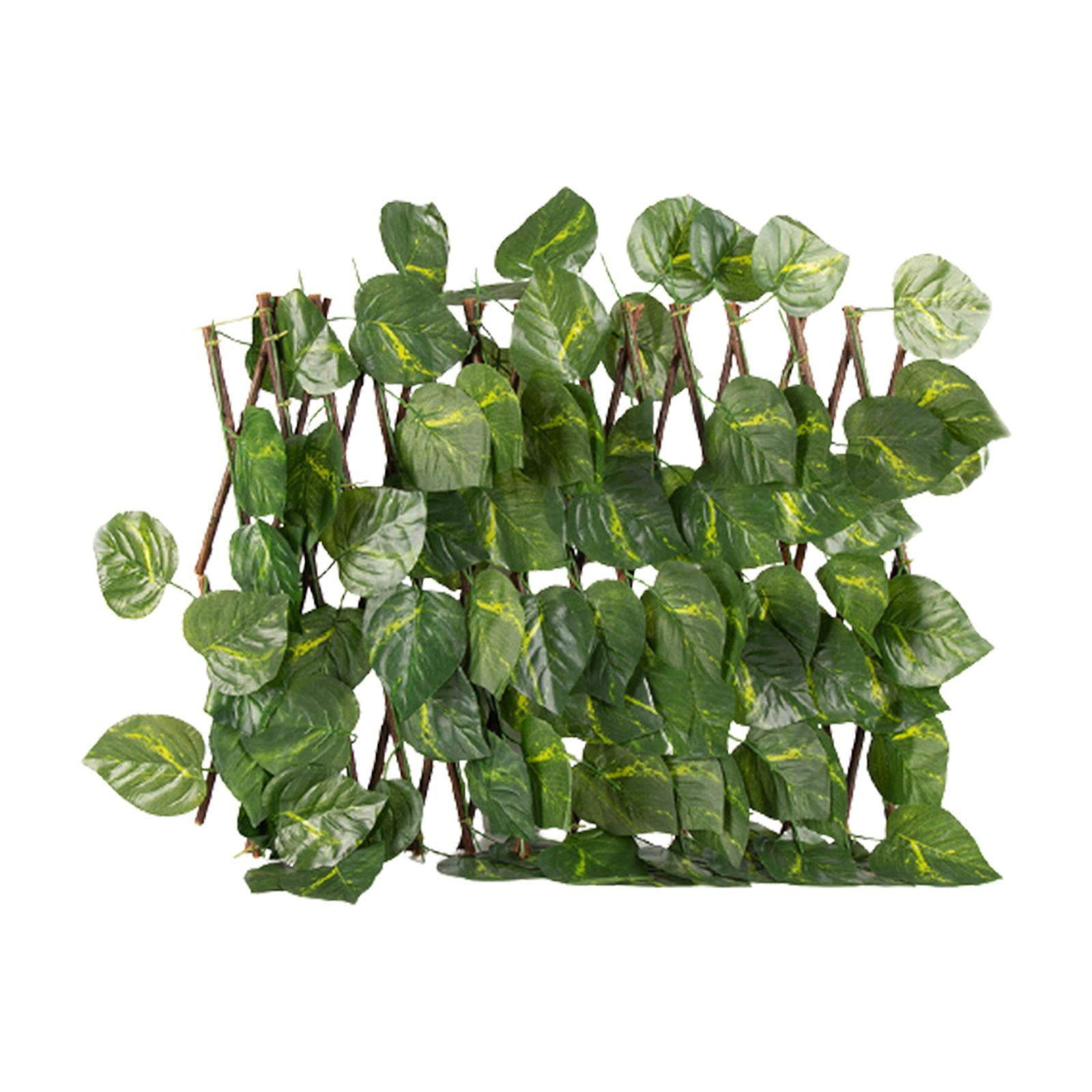 Retractable Garden Fence with Decor Ornament Leaves - Walmart.com