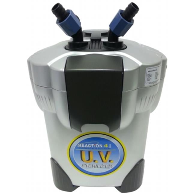JBJ EFU-25 4 Stage Reaction Canister Filter with UV Sterilizer for ...