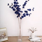 BalsaCircle 2 Navy Blue 42" Stem Silk Carnation Artificial Flowers ...