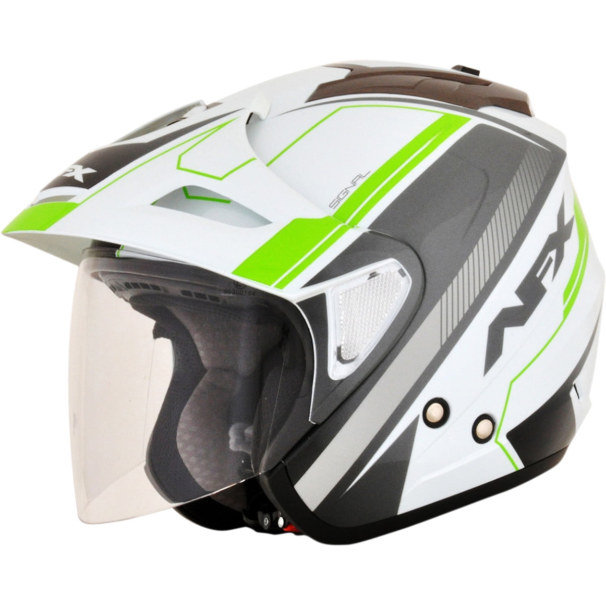 AFX FX-50 Open Face Helmet (Signal Green Gloss, Medium) - Walmart.com