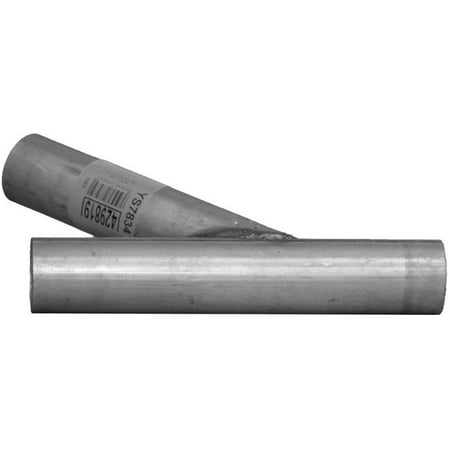 Cherry Bomb 429819CB Exhaust Crossover Pipe Y-Pipe Single 2-1/4 Inch ...