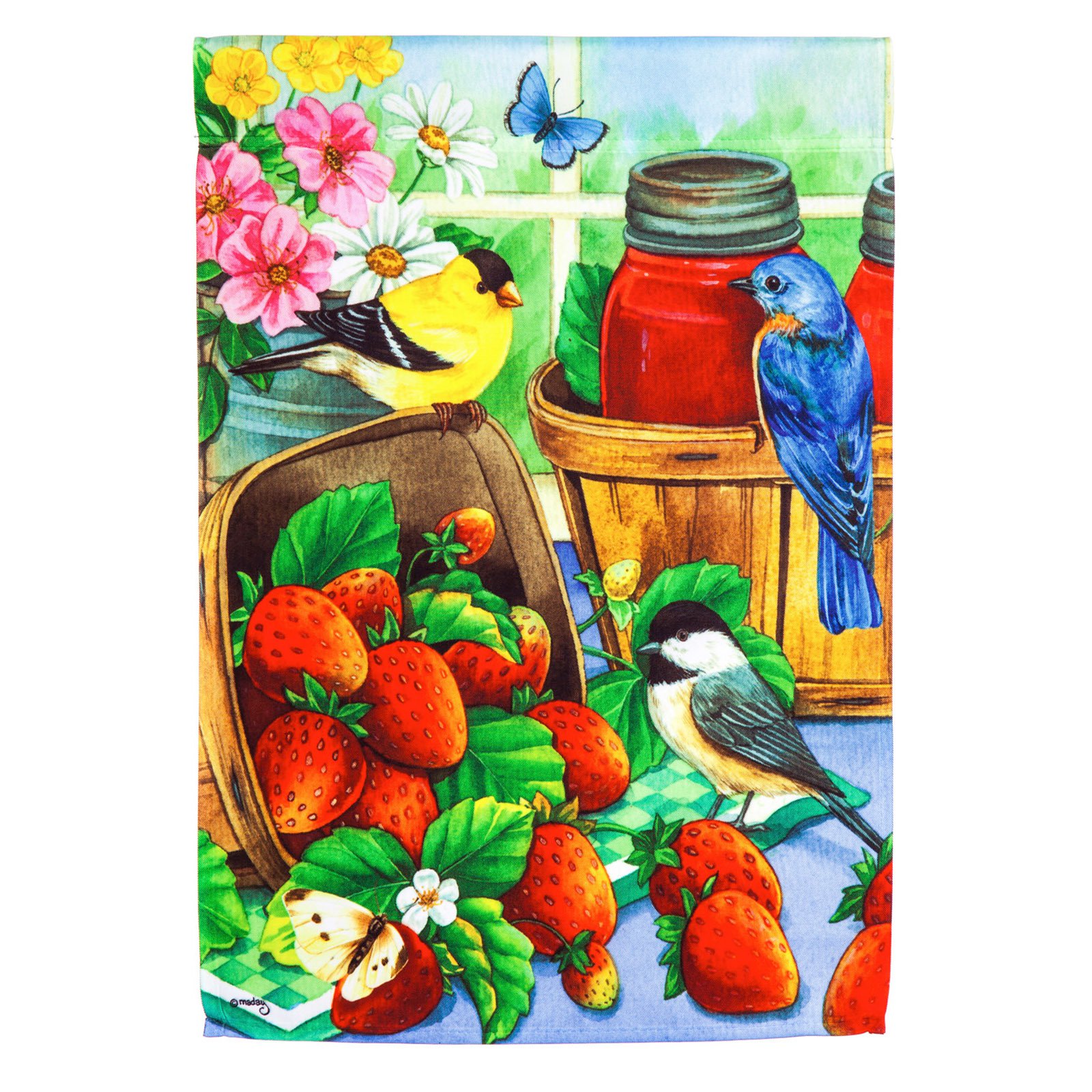 Evergreen Flag Strawberry Jam Flag - Walmart.com