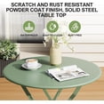 3-Piece Bistro Set Folding Outdoor Furniture Sets with Premium Steel ...