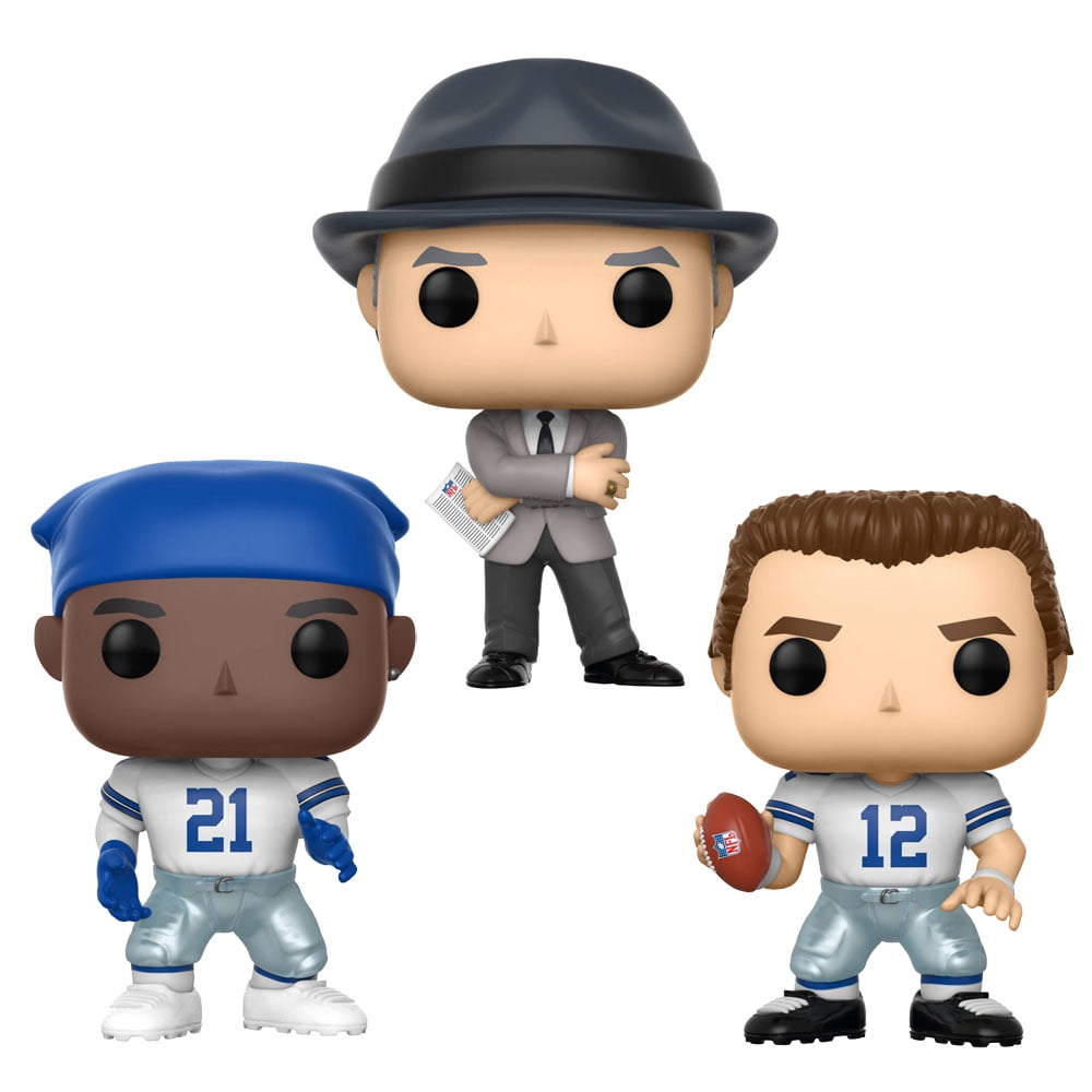 Funko POP! NFL Legends Vinyl Figures - SET OF 3 DALLAS COWBOYS (Deion ...