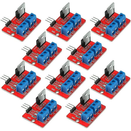10pcs Superior Irf520 Mosfet Driver Module Pwm Output 0-24v 5a For ...