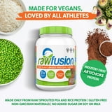 RawFusion Plant-Based Protein Powder, Natural Chocolate, 2 Lb, 30 ...