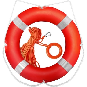 Boat Safety Throw Rings - Life Buoy Ring with Water Floating Lifesaving ...