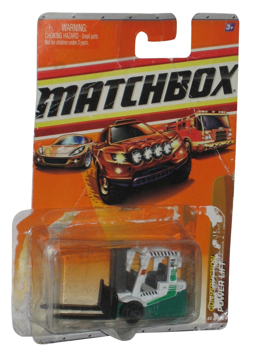 Matchbox Construction (2009) Power Lift Green & White Toy Vehicle #44 / ...