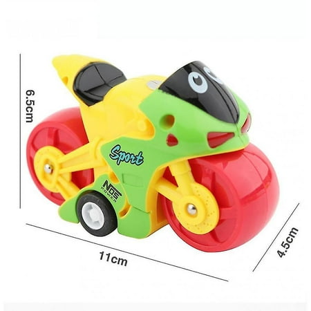Friction Powered Motorcycle Model Mini Simulation Diecast Pull Back Car ...