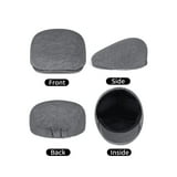 Zando Men's Breathable Gatsby Ivy Style Flat Caps, Solid Newsboy Cap ...