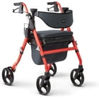 Drive Medical Clever Lite LS Rollator Walker with Seat and Push Down ...