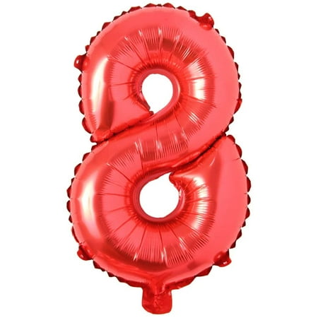 Red 28 inch Letter Balloons Alphabet Number Balloons Foil Mylar Party ...
