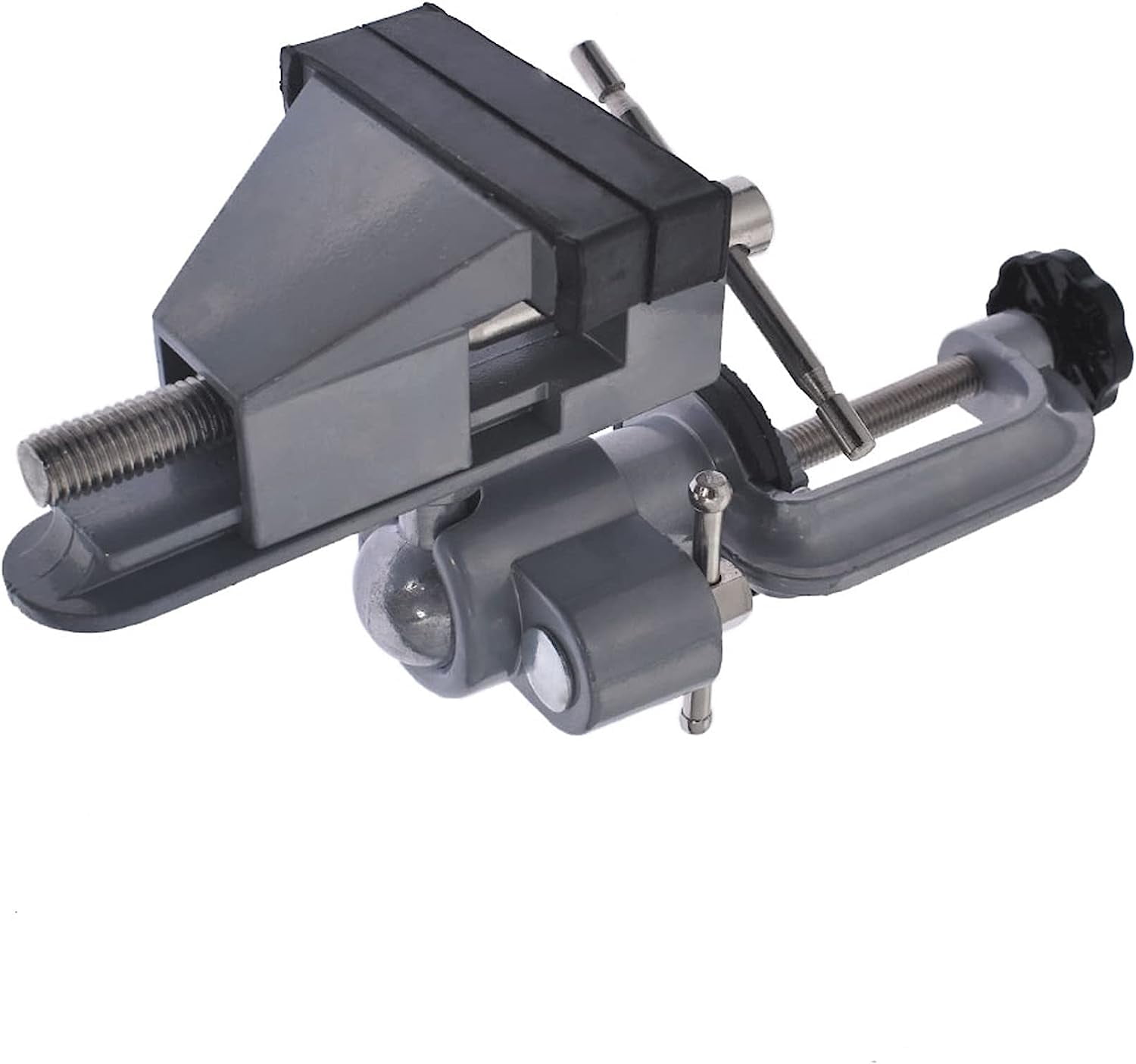 3 Inch Bench Vise 360 Degrees Swivel Bench Vise Universal Table Vise ...