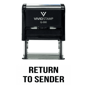 Stamp-Ever Pre-Inked Stamper – Entered Message, Blue Ink – Impression ...