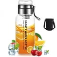750ml/1000ml Glass Water Bottle with Filter & Protective Sleeve – Leak ...