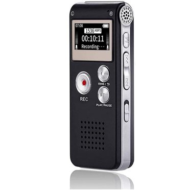 RONY Slim Handheld 32GB Digital Voice Recorder - Tiny Device, Audio MP3 ...