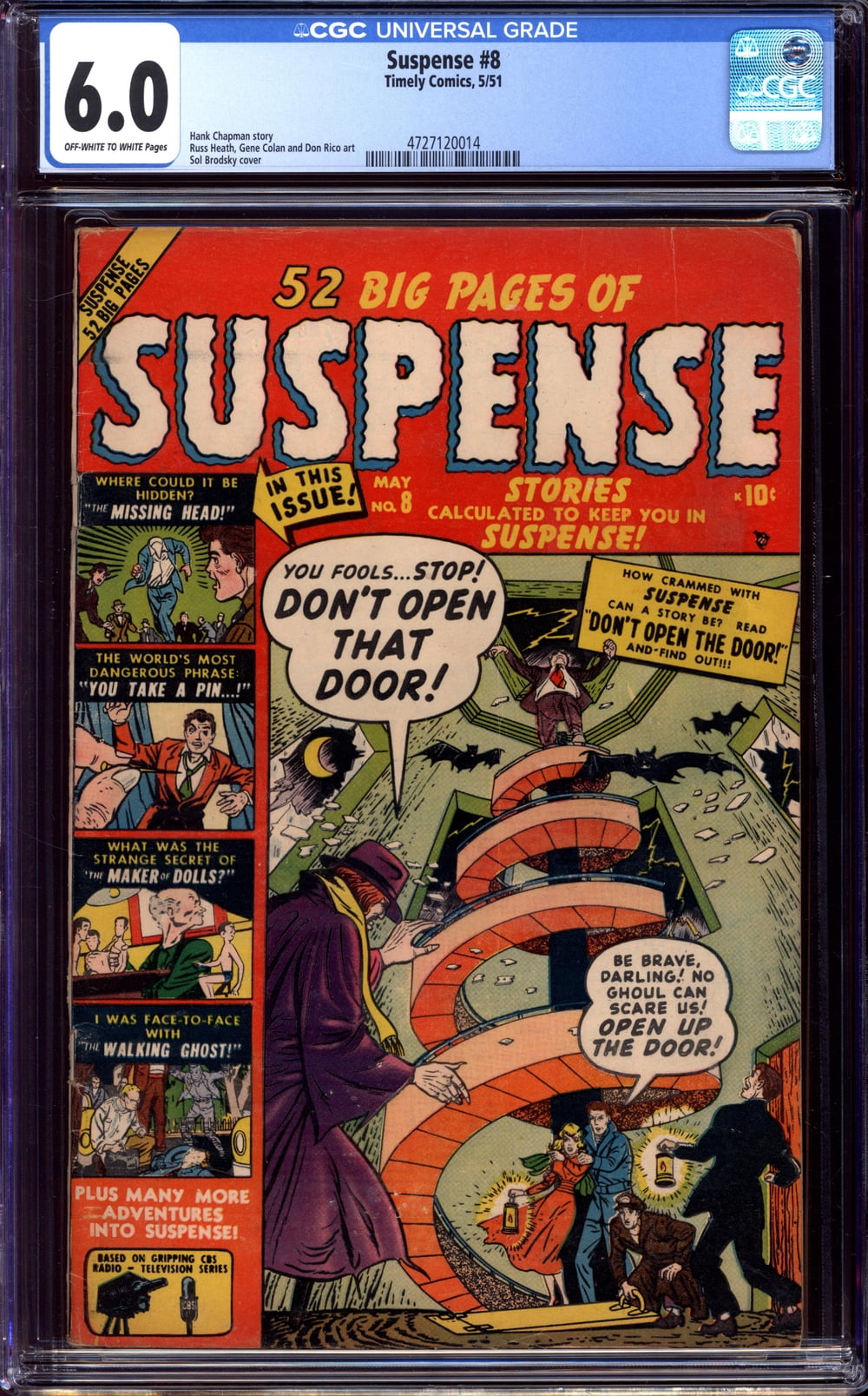 Suspense #8 - CGC 6 Comic Book - Walmart.com