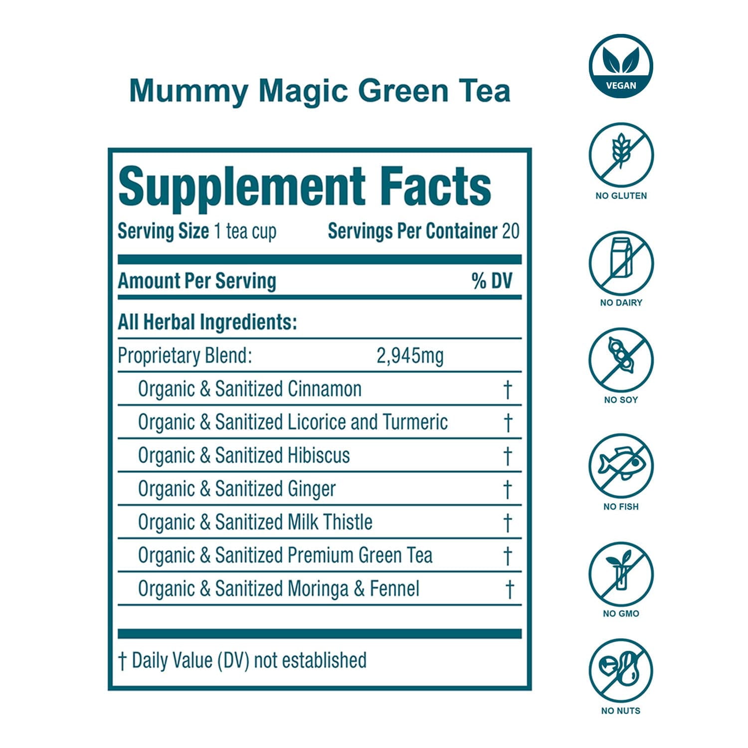 Buy Mummy Magic Weight Loss Green Tea with Moringa, Supports Metabolism ...