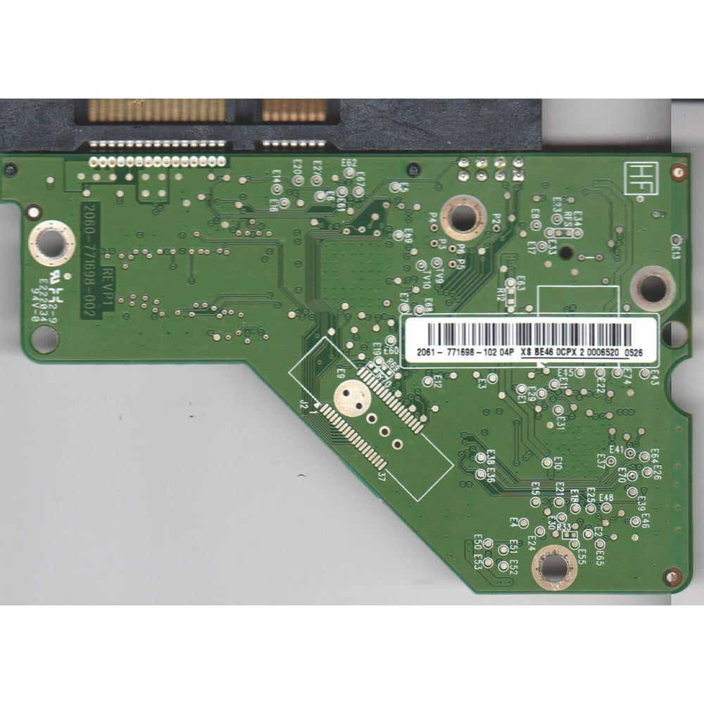 WD15EARS-00MVWB0, 2061-771698-102 04P, REV P1, WD SATA 3.5 PCB ...