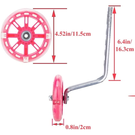 Training wheels, 1 pair of auxiliary wheels for children Bicycle 12 14 ...