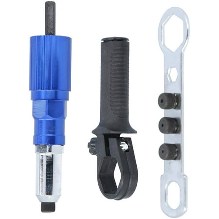 Wgthhk Electric Rivet Gun Adapter Kit, Cordless Rivet Gun Tool Riveting ...