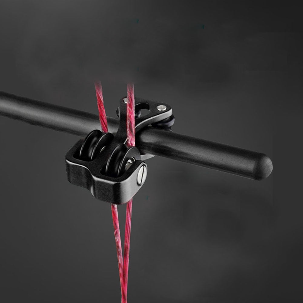 Tiro con arco Cable Slide Flecha Compuesto Bow String Splitter Roller ...