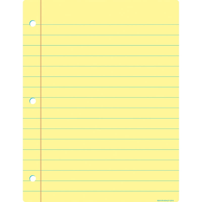 Smart Poly Big Light Yellow Notebook Paper Chart, Dry-Erase Surface, 17 ...