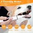 Sensch Pet Ultrasonic Tooth Cleaner Toothbrush Dog Plaque Remover Teeth ...