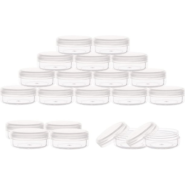 10 Gram Cosmetic Containers 20pcs ample Jars with Lids Plastic Makeup ...