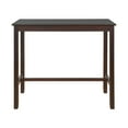 Linon Cessford Bar Height Pub Table, 42" Tall, Dark Walnut - Walmart.com