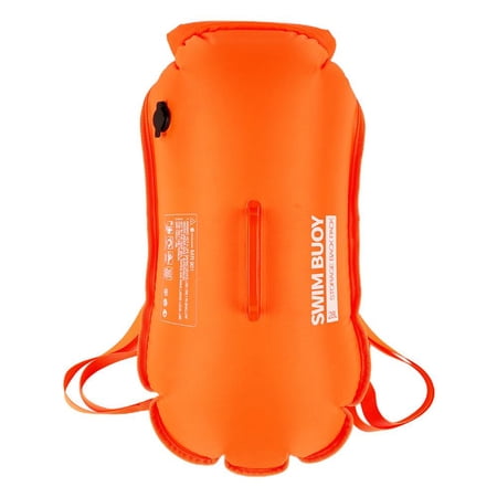AMERTEER Swimming Buoy Safety Buoy Double Airbags Backpack Swimming ...