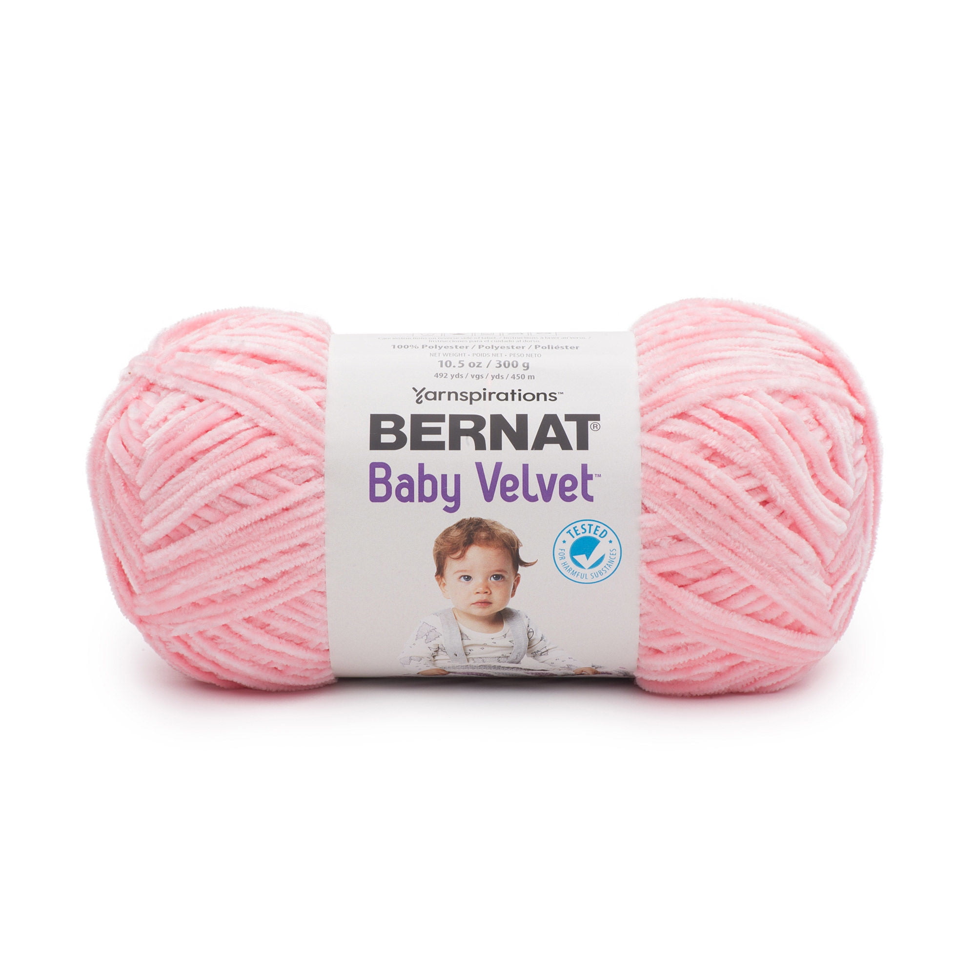 Bernat Baby Velvet Yarn, (300g/10.5oz), Ever After Pink - Walmart.com