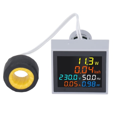 Multifunction Digital Meter, Color HD LCD High Accuracy 6 In 1 Digital ...