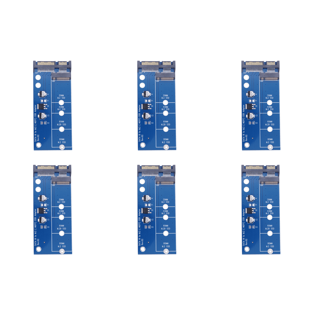 M.2 NGFF Converter B Key M2 SATA Riser para 2230-2280 M.2 SATA SSD ...