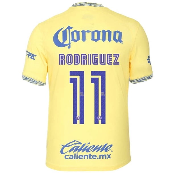 22 23 Camiseta De Fútbol CLUB América jersey Local Amarillo Hombre S ...