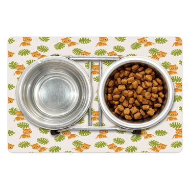 Funny Pet Mat for Food and Water, Kids Playing Girls Boys Game Funny ...