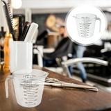 Plastic Measuring Cup with Scale for Hair Dye, Transparent Measuring ...