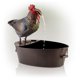 Alpine Corporation 20" Tall Metal Rooster Fountain, Multicolor ...