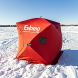 Eskimo QuickFish 3 Portable 3-Person Pop Up Ice Fishing Shack, (2 Pack ...