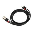1/4in Dual RCA to Dual TS Cable 4.9ft 6.35mm 2 RCA Port to 2 TS Port ...