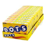 Dots, Assorted Fruit Gum Drops, Strawberry Gummy Candy (6.5 oz), Count ...