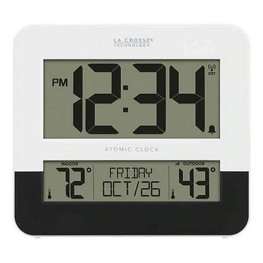 La Crosse Technology Jumbo Atomic Digital Wall Clock with Large Time ...