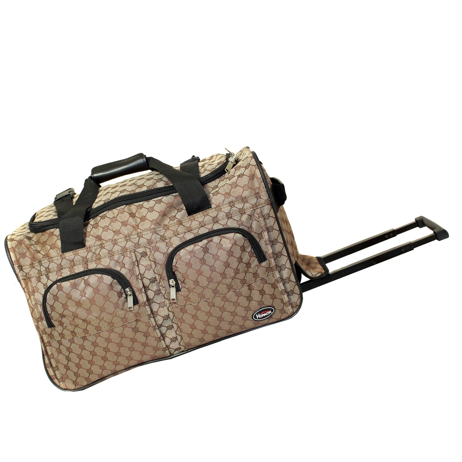 American Hipack Deluxe 22-inch Carry-On Rolling Duffle Bag - Light ...