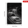 8x12 Inch Metal Wall Art, Vintage Night Sports Car Tunnel Wall Decor ...