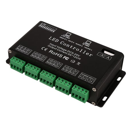 DMX LED Decoder, DMX Decoder, DMX LED Controller For RGB Light DMX LED ...