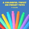 SYNCFUN Jumbo Pop Tubes Sensory Toys 9 Pack Connectable Extendable ...