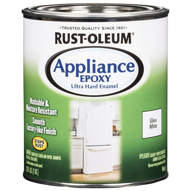 Paint Rust-Oleum Appliance, epoxi, cuarto de galón, blanco brillante | Bodega Aurrera en línea