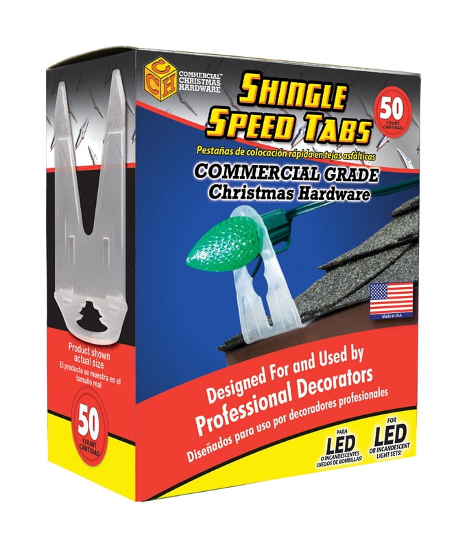 Adams Manufacturing, Shingle Speed Tabs / Light Clips (50 Count) 100% ...